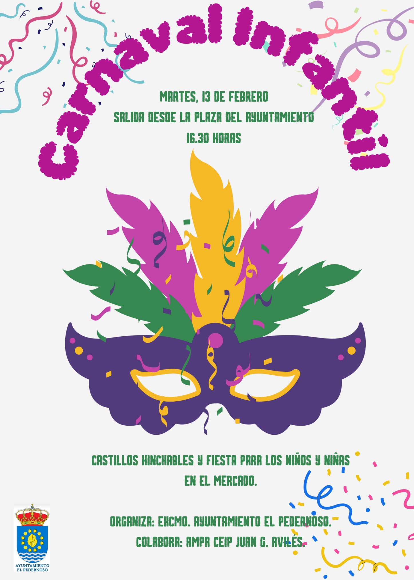 🎉🎭 MARTES DE CARNAVAL 🎭🎉