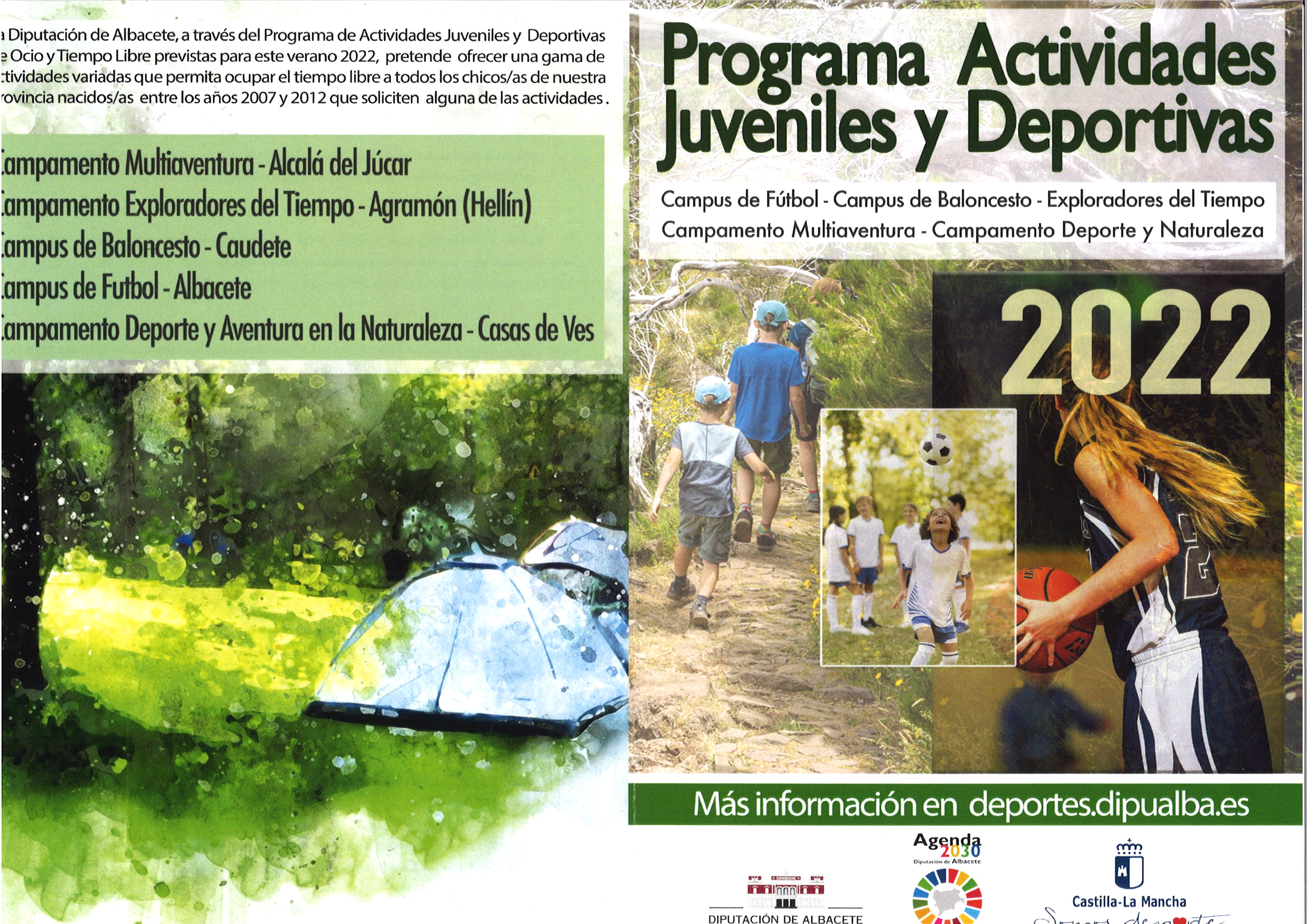 PROGRAMA ACTIVIDADES JUVENILES Y DEPORTIVAS 2022