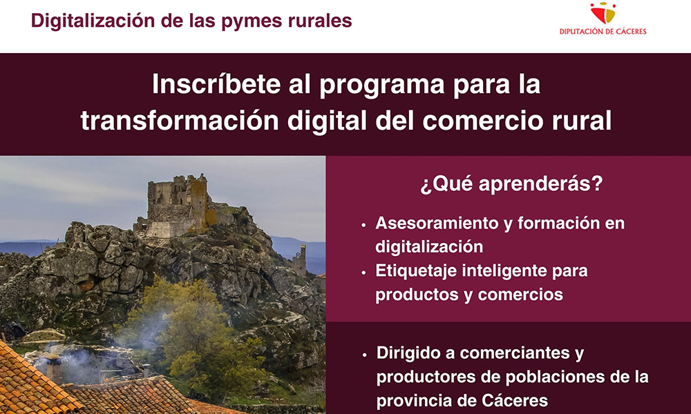 Programa para la transformación digita del comercio rural
