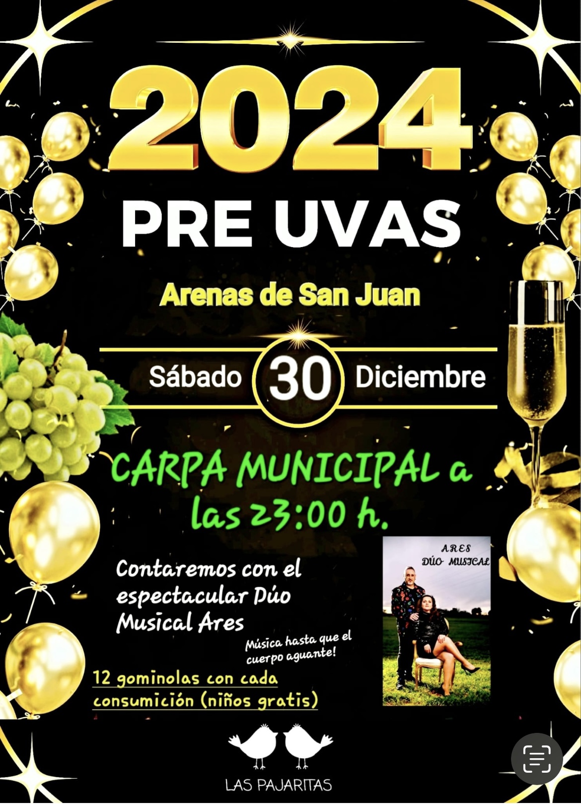 PRE UVAS : 30 de diciembre