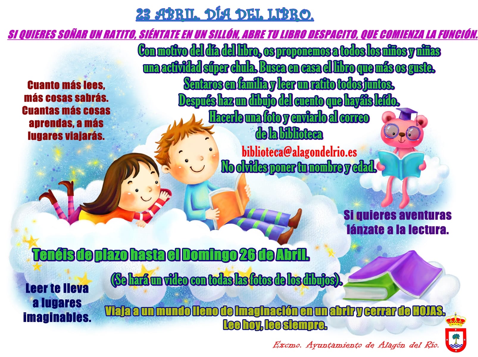 DÍA DEL LIBRO_ACTIVIDAD PARA NIÑOS Y NIÑAS