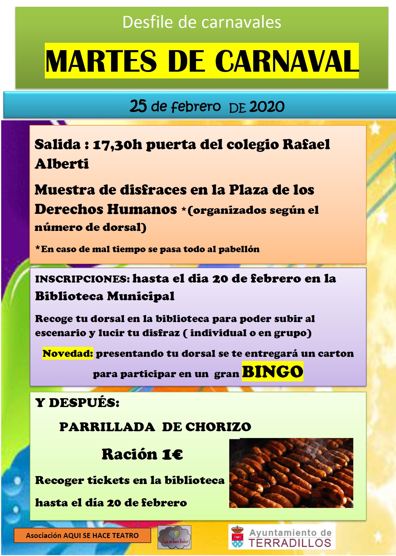 Desfile de carnavales MARTES DE CARNAVAL