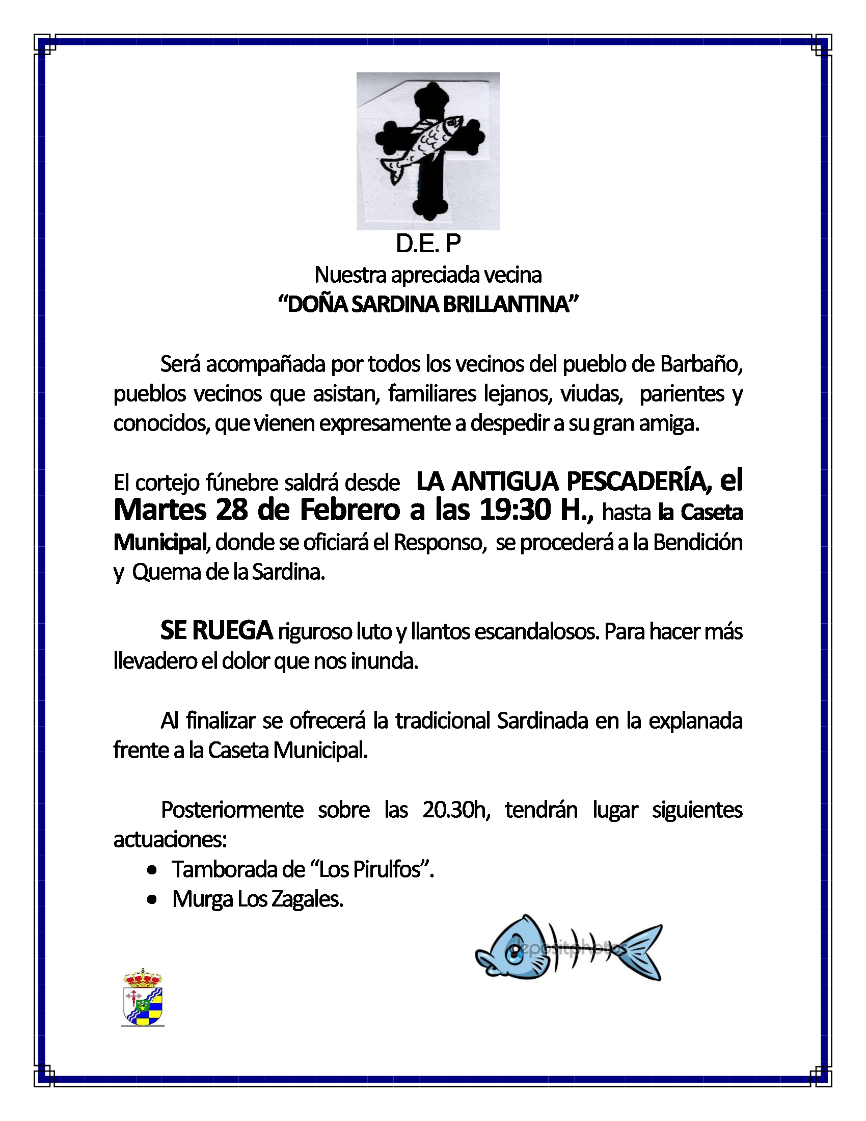 ENTIERRO DE LAS SARDINAS.