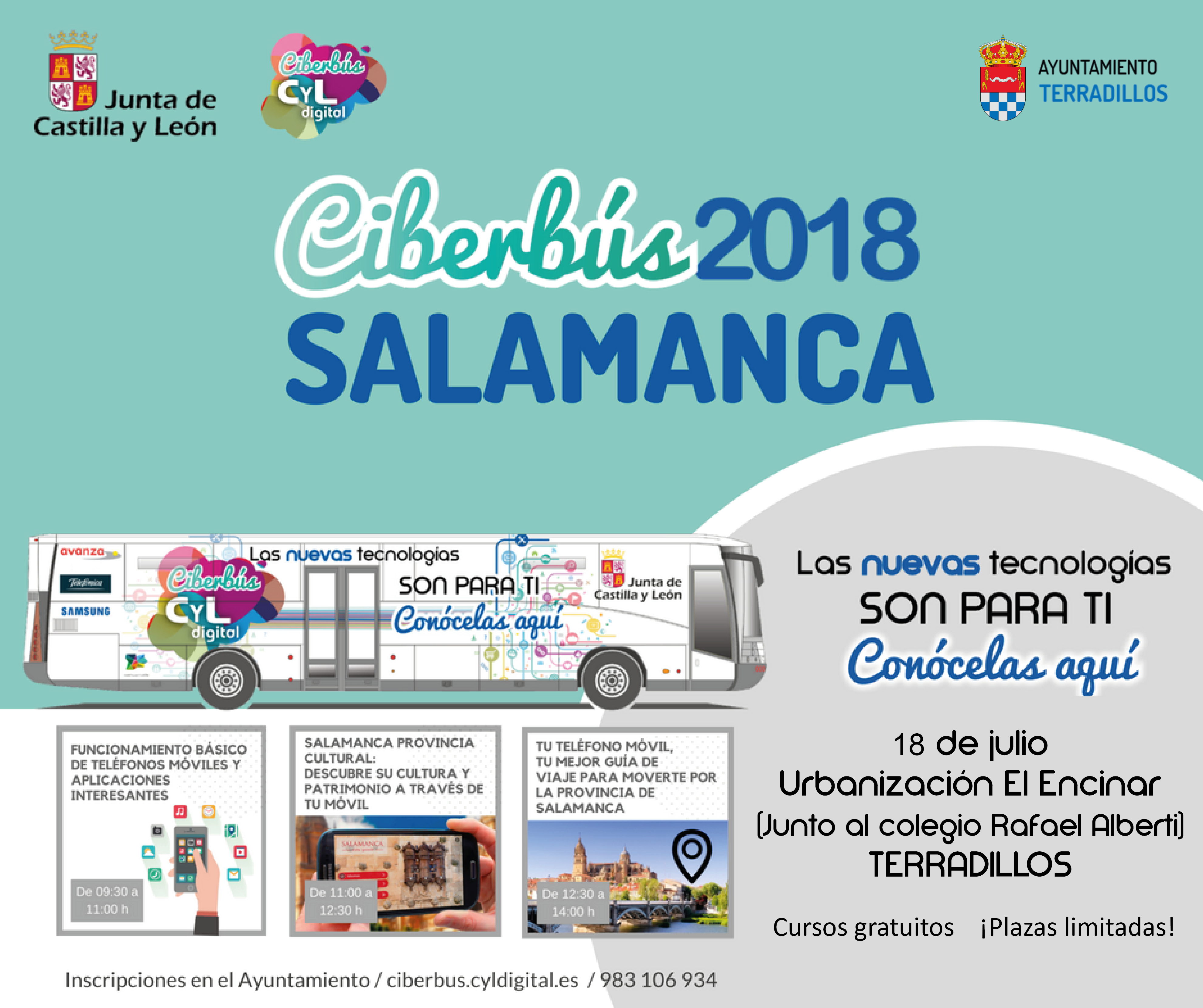EL DIA 18 DE JULIO VISITA DE “CYBERBUS DE CASTILLA Y LEÓN DIGITAL “ EN ...