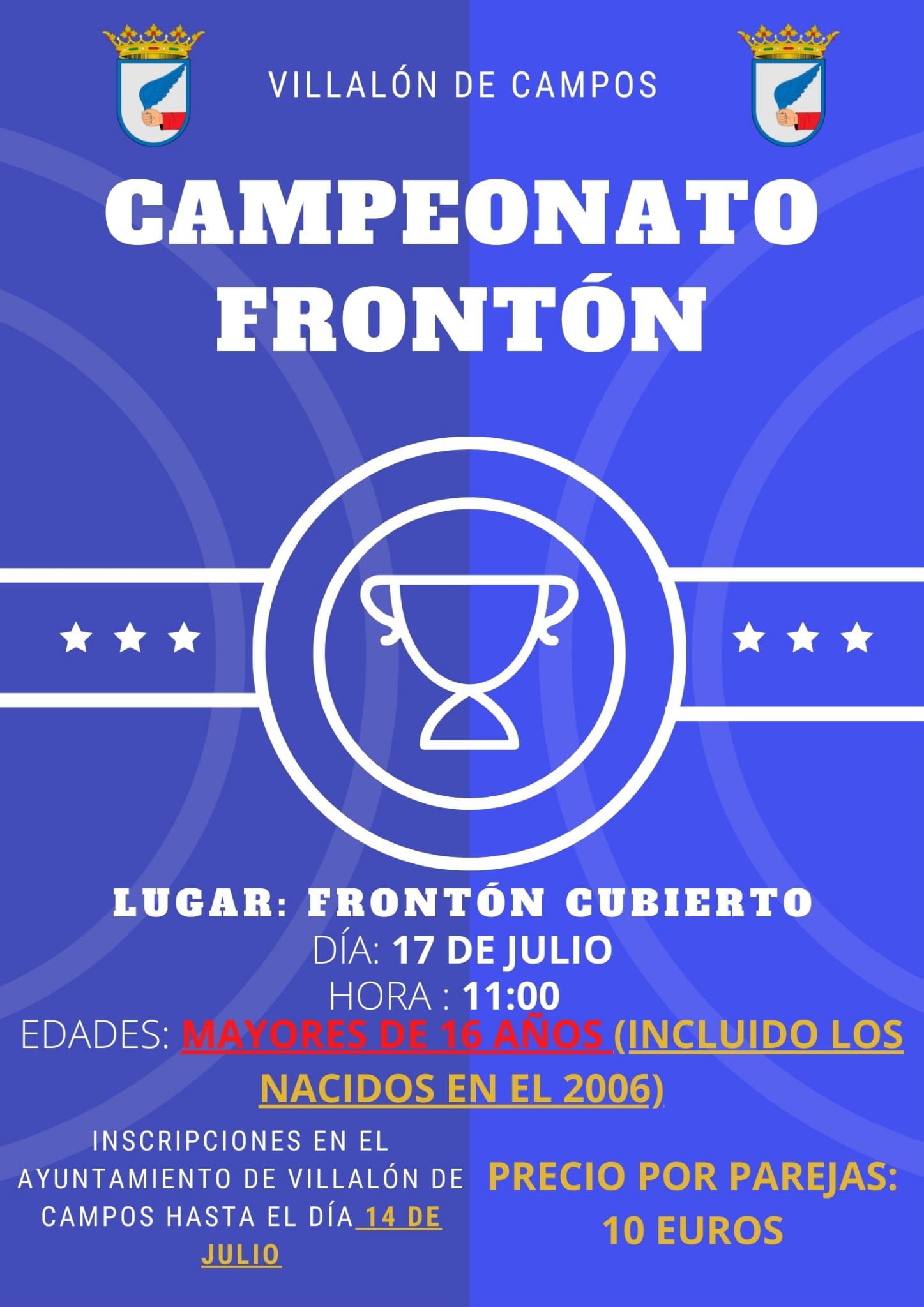 TORNEO DE FRONTÓN
