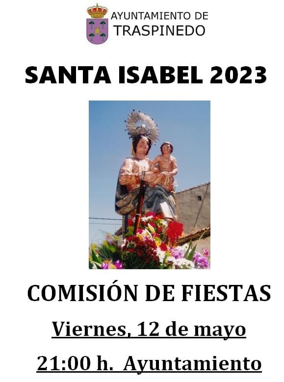 🎊🎉 COMISIÓN DE FIESTAS - SANTA ISABEL 2023 (Viernes, 12 de mayo, 21:00 ...