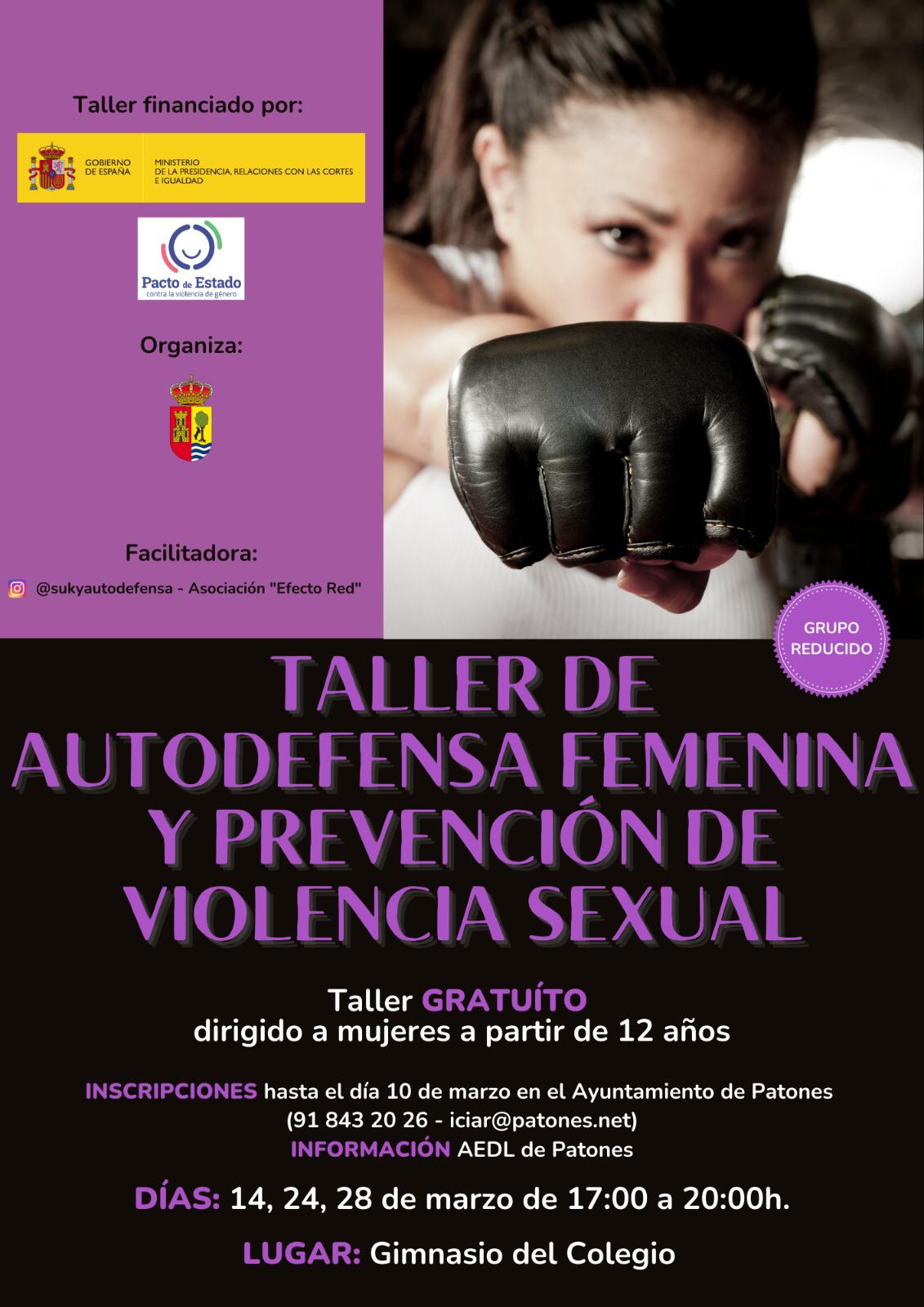 Taller de autodefensa femenina