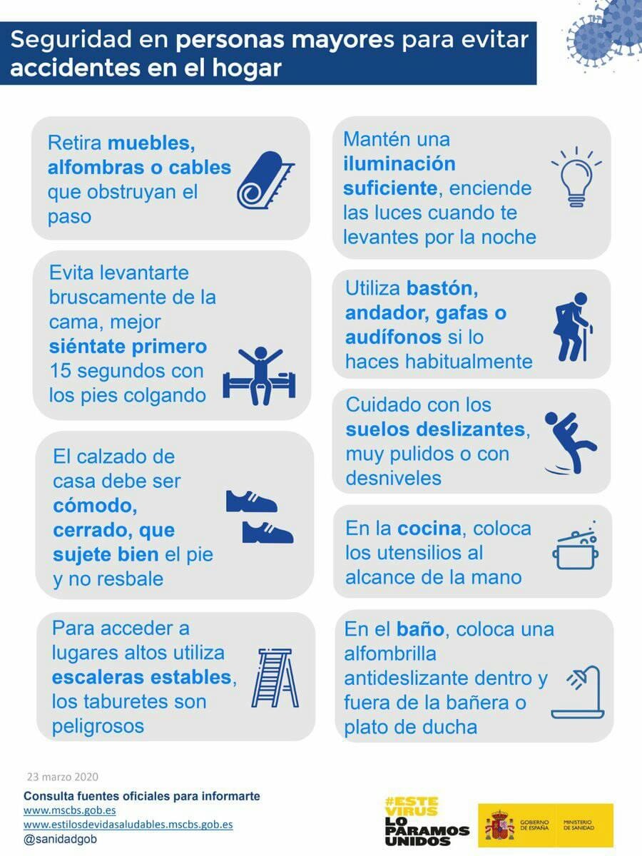 Consejos posibles accidentes domésticos