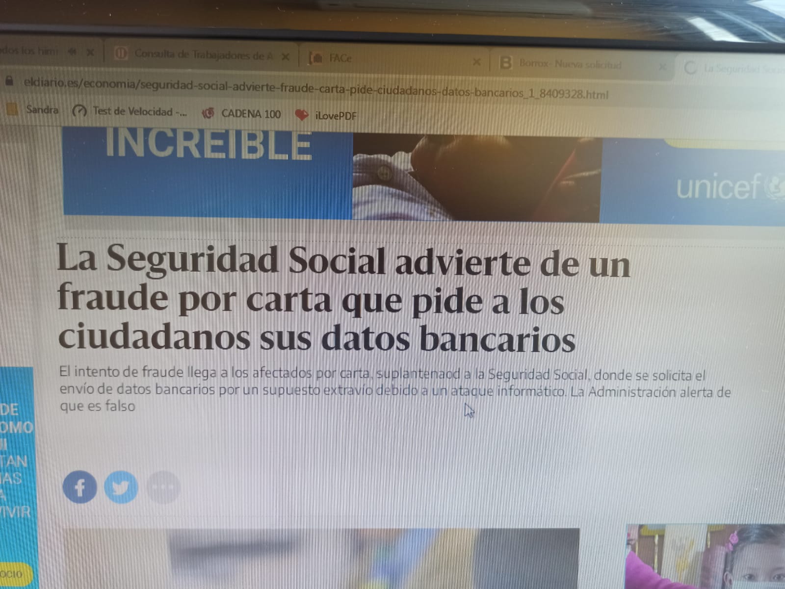 Seguridad Social Advierte De Posible Estafa