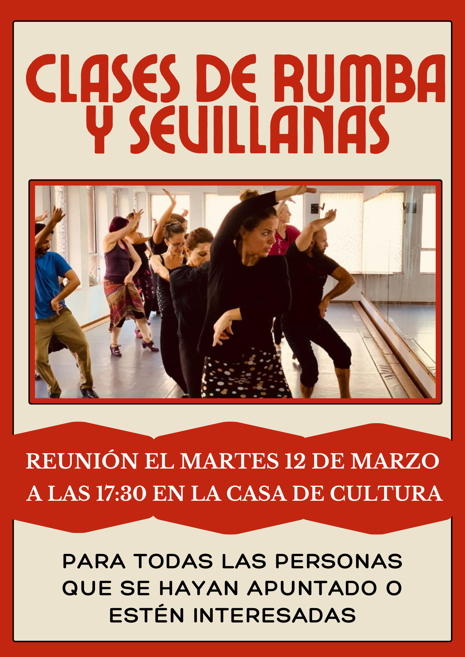 CLASES DE RUMBA Y SEVILLANAS