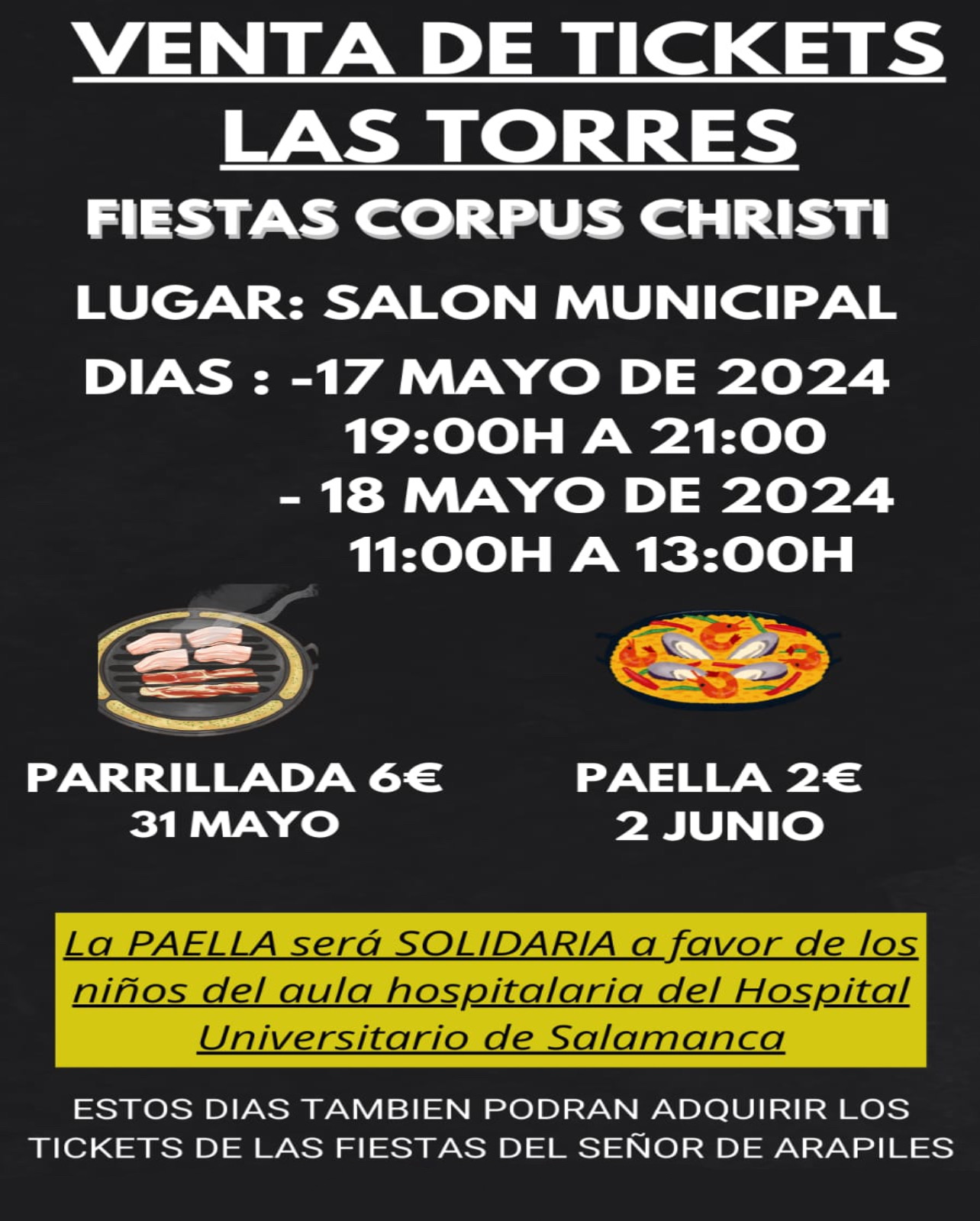 TICKETS FIESTAS 2024