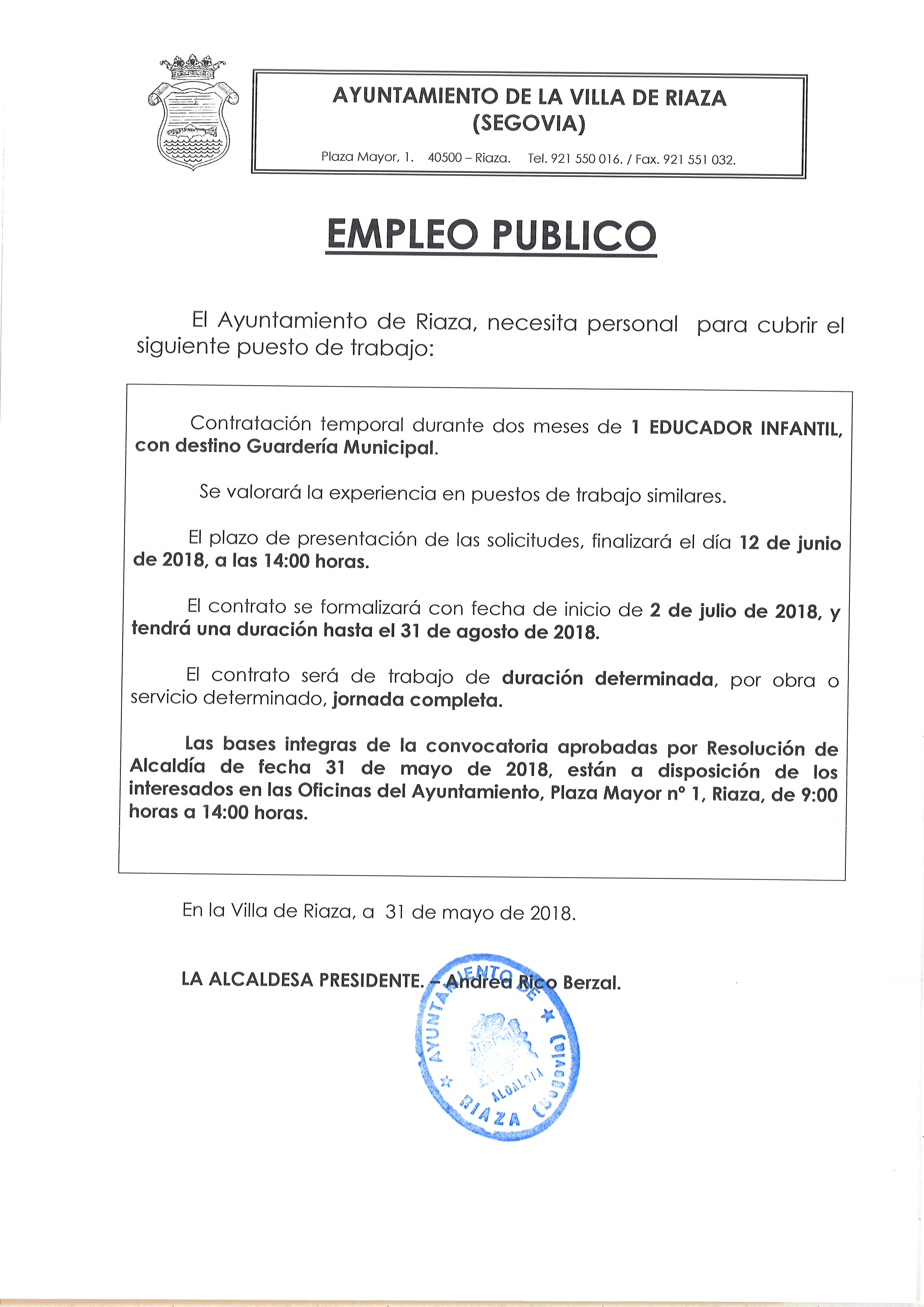 EMPLEO PÚBLICO.