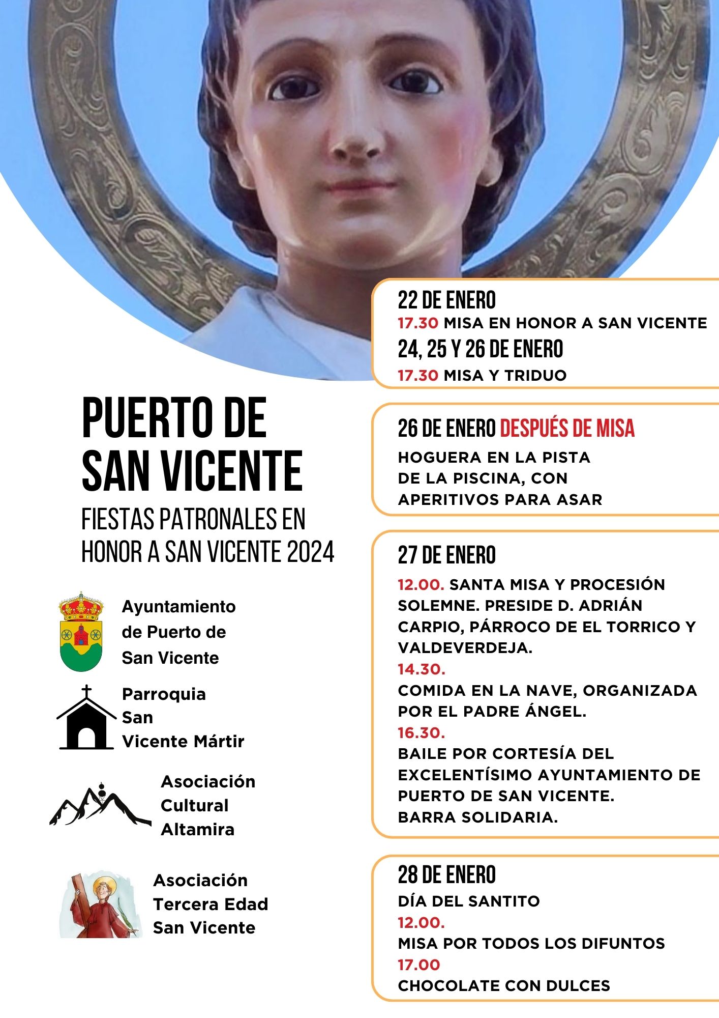 FIESTAS PATRONALES EN HONOR A SAN VICENTE