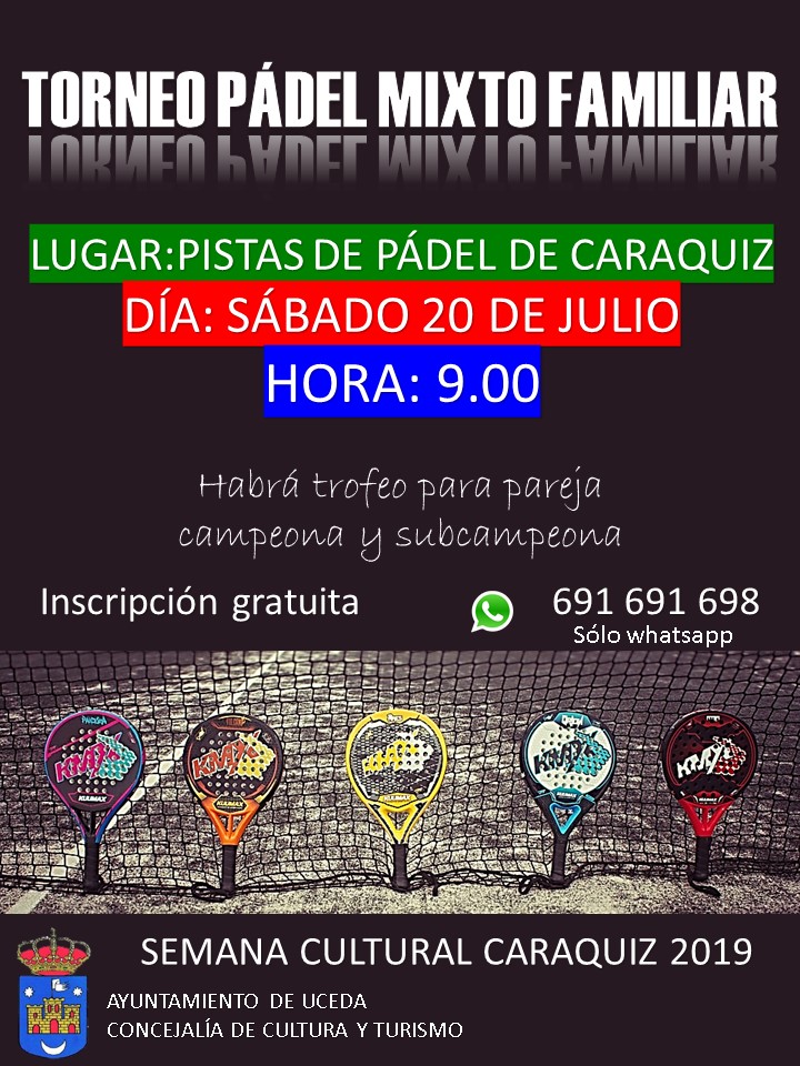 Torneo Pádel Mixto Familiar