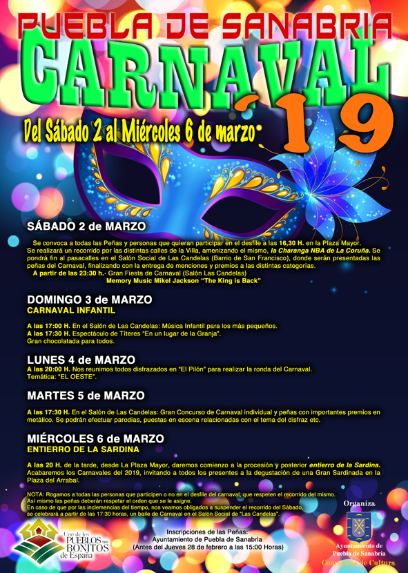 PROGRAMA CARNAVAL 2019
