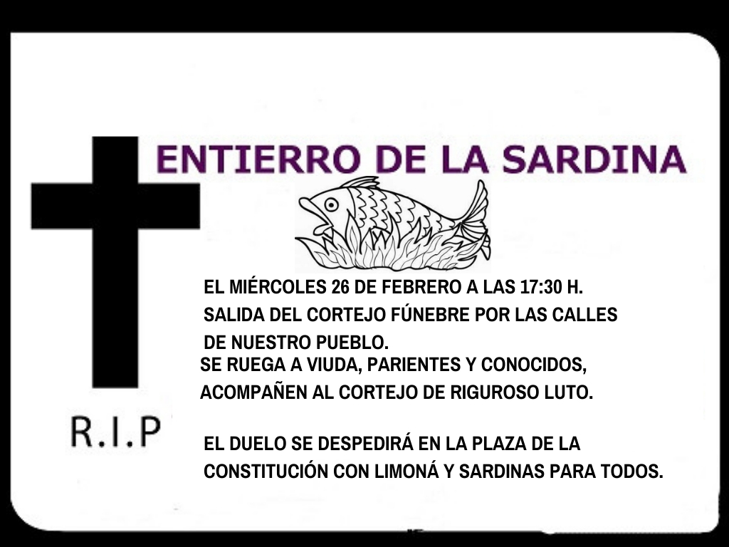 ENTIERRO DE LA SARDINA