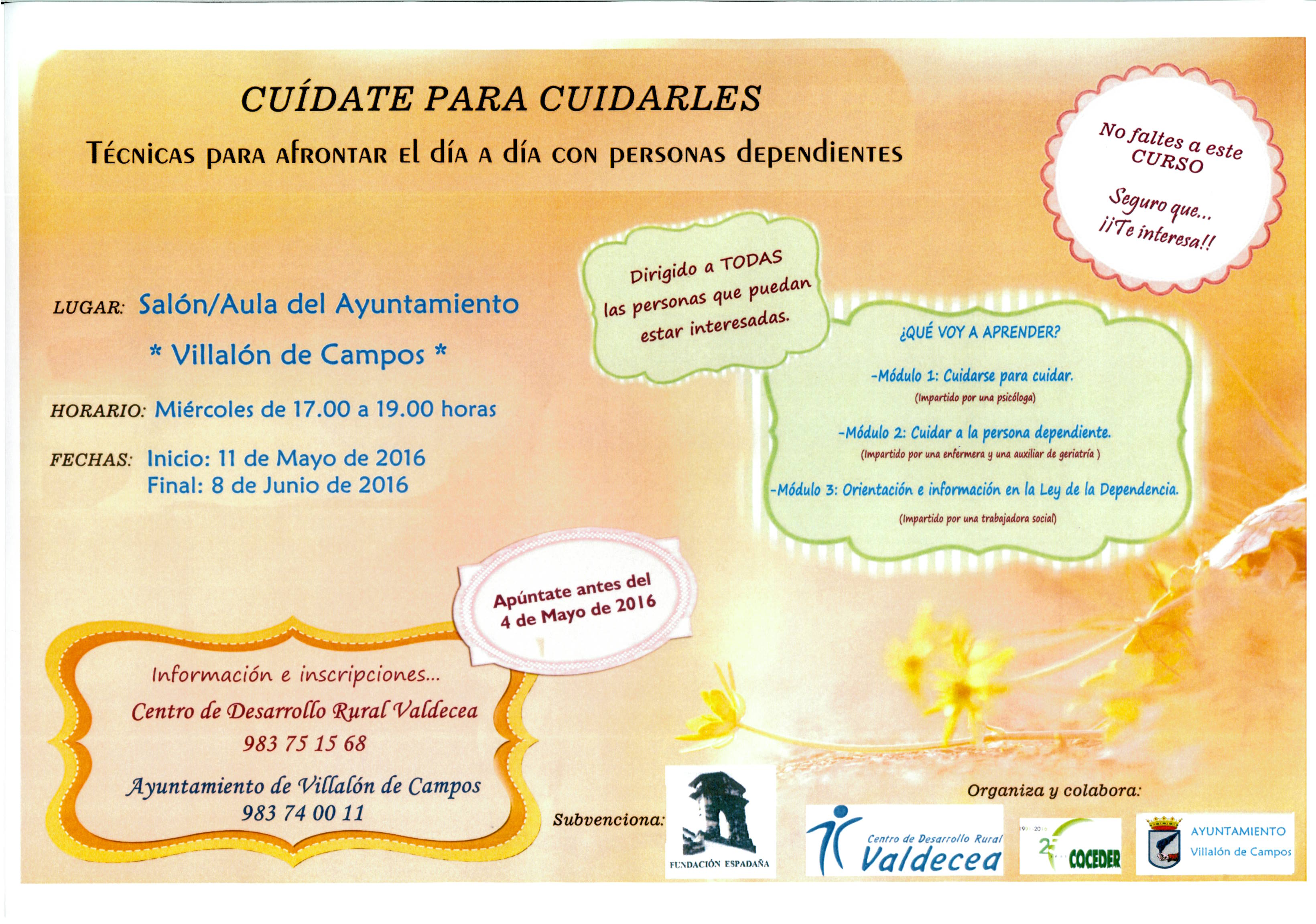 CUÍDATE PARA CUIDARLES