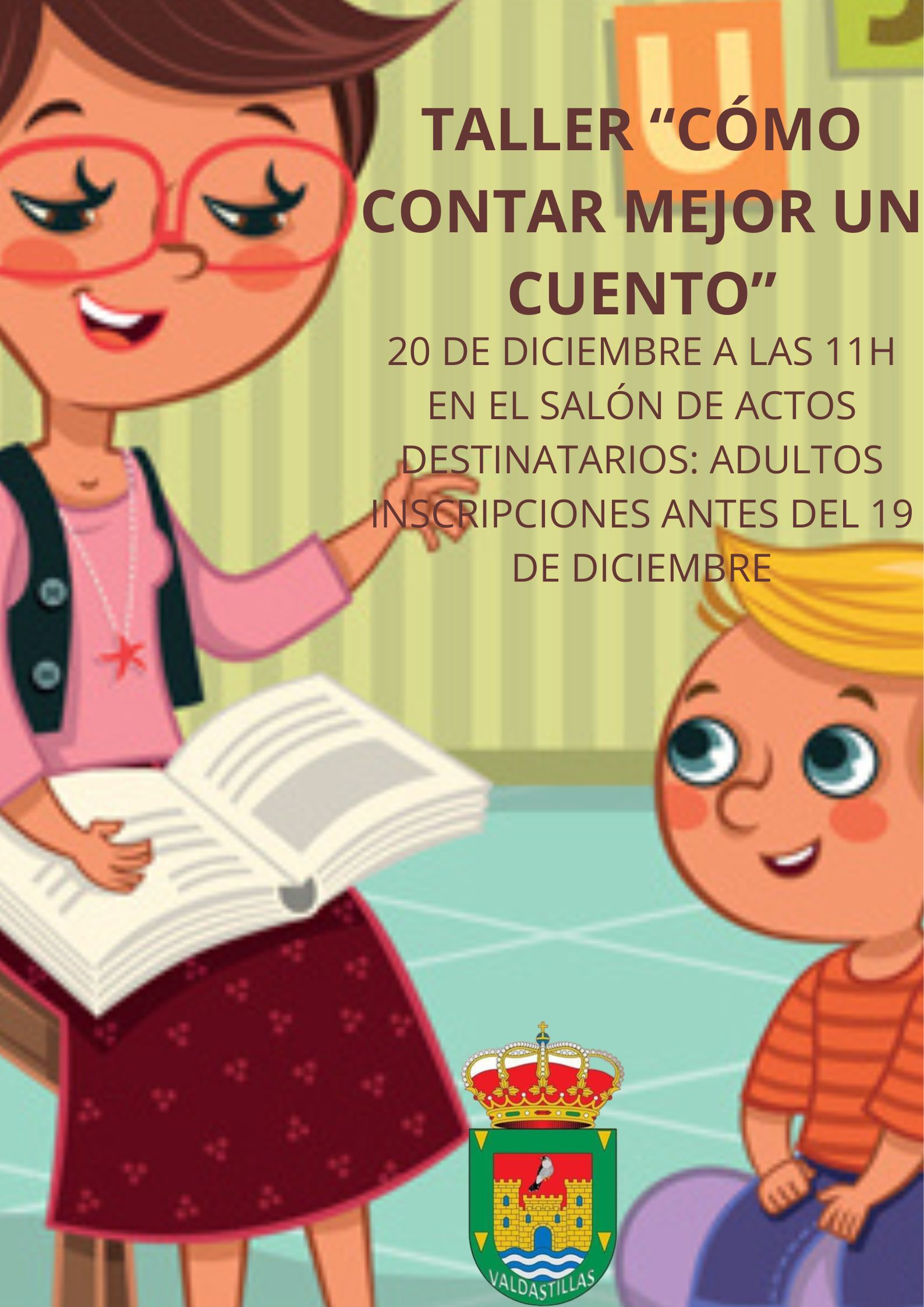 TALLER "CÓMO CONTAR MEJOR UN CUENTO"
