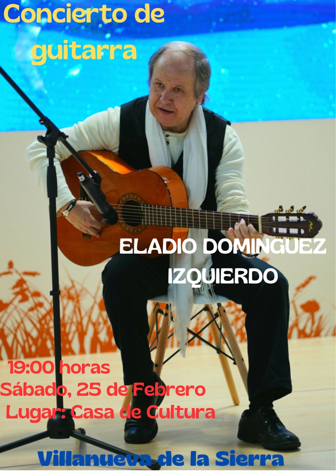 CONCIERTO DE GUITARRA DE LA MANO DE ELADIO DOMINGUEZ IZQUIERDO