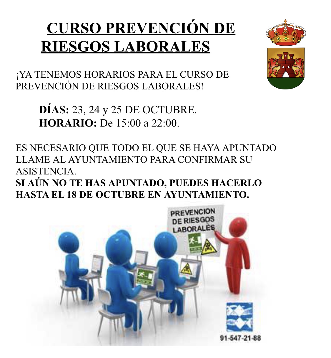 CURSO GRATUITO PREVENCIÓN DE RIESGOS LABORALES (20 Horas)