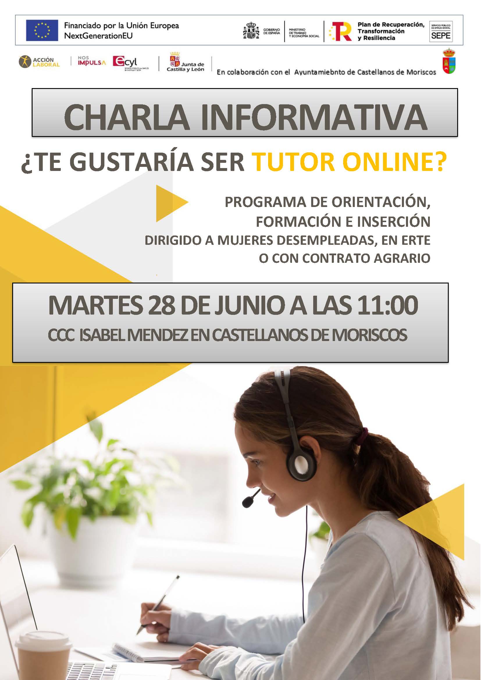 CHARLA INFORMATIVA CURSO TUTOR ONLINE