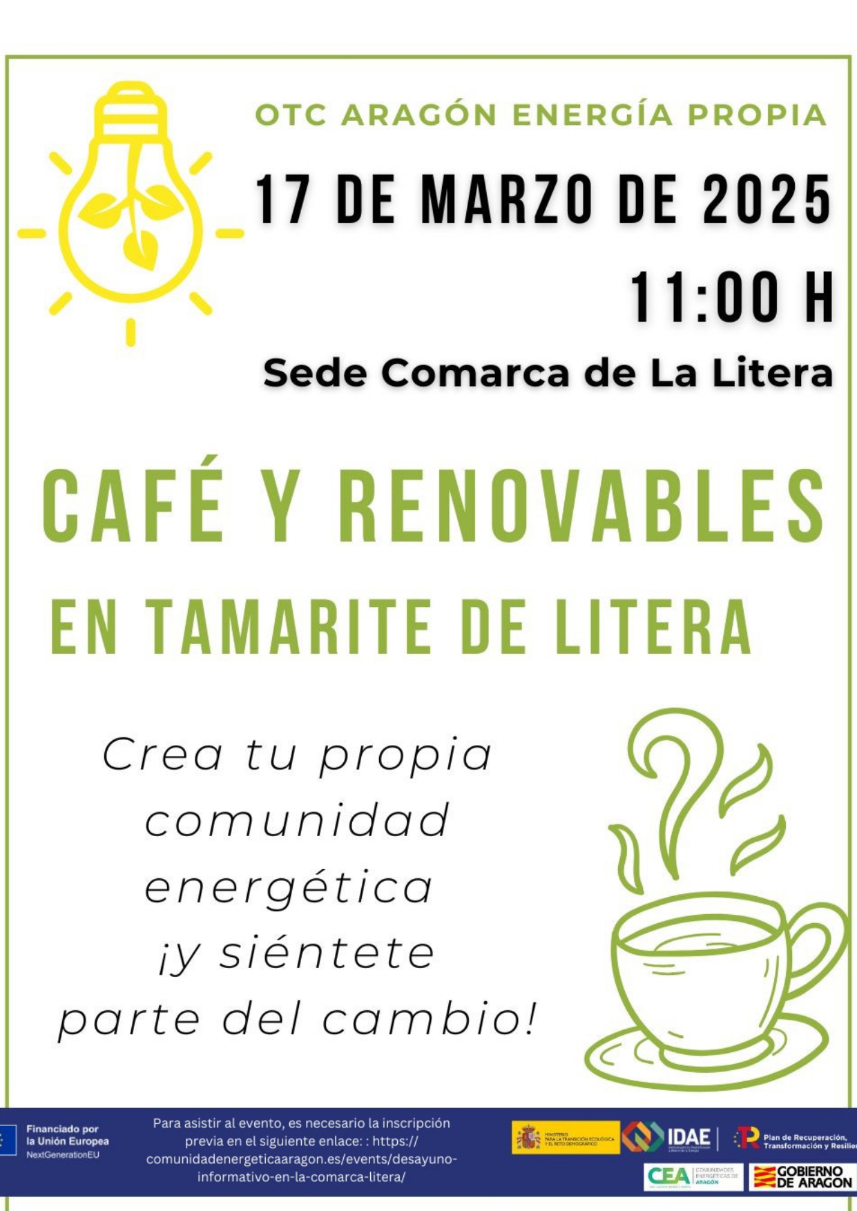 CAFE Y RENOVBLES EN TAMARITE DE LITERA