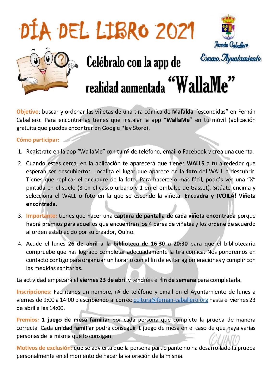 DÍA INTERNACIONAL DEL LIBRO. 23 DE ABRIL.