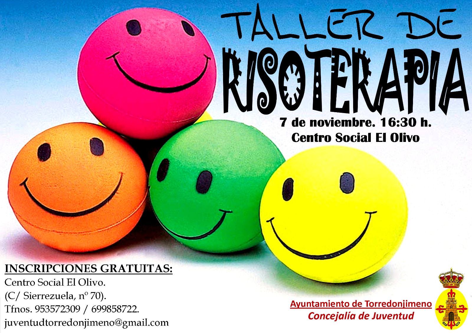 TALLER DE RISOTERAPIA